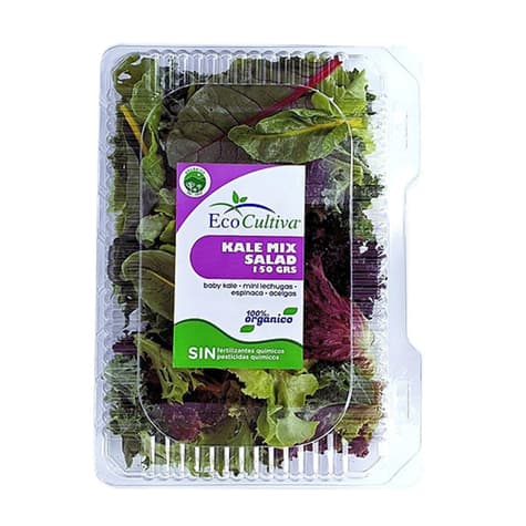 Kale mix salad orgánico 150 gr. - Lomi