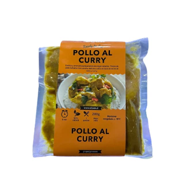 Pollo al curry 200 gr - Lomi