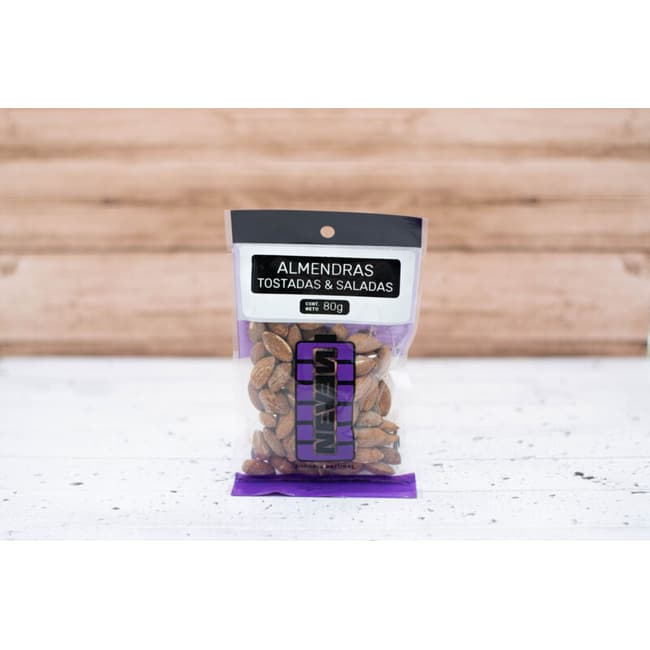 Almendras tostadas saladas 80 gr - Lomi