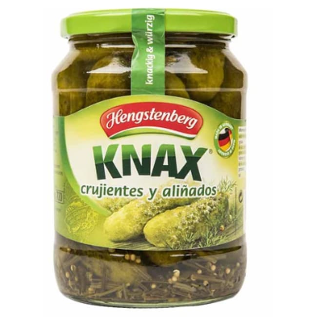 Knax crujientes y aliñados pepinillos 330 gr - Lomi