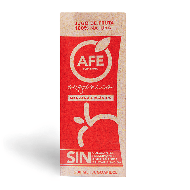 Jugo Afe Manzana Orgánica 200 ml - Lomi
