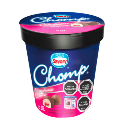 Helado Chomp Frambuesa 225 ml. Savory - Lomi