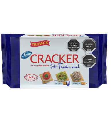 Galletas cracker tradicional 3 un - Lomi